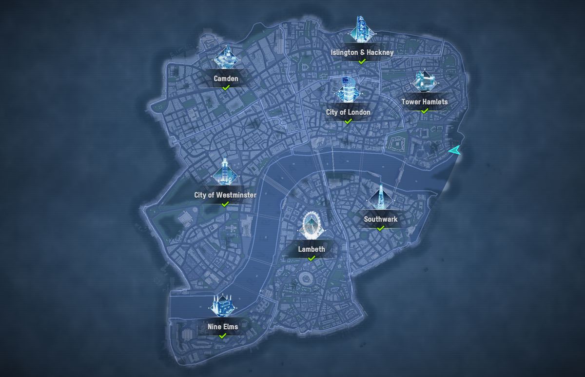 Watch Dogs Legion map: All the boroughs of London you can explore ...