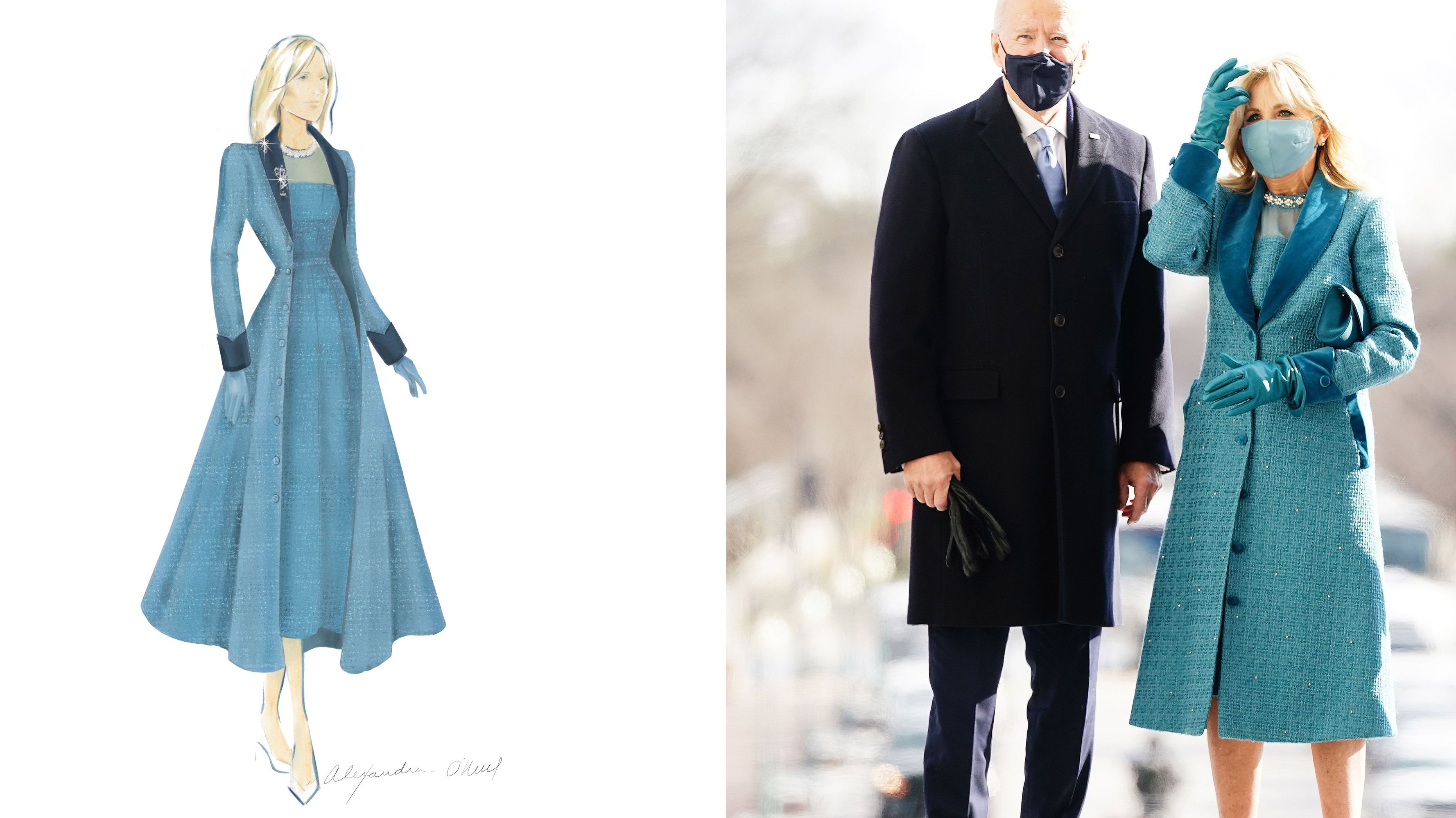 Jill Biden Inauguration Outfit | Jill Biden Outfit on Inauguration Day ...