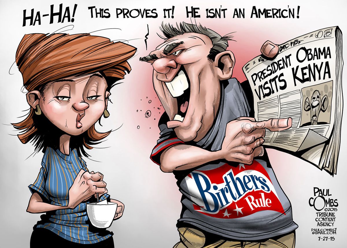 Obama cartoon World Kenya Visit | The Week