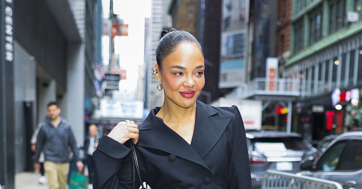 Tessa Thompson Just Wore 2026's Most Popular Blazer Trend | Who What Wear