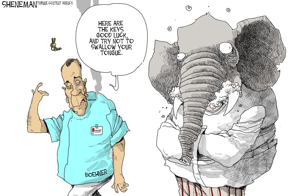 Editorial cartoon U.S. John Boehner GOP | The Week