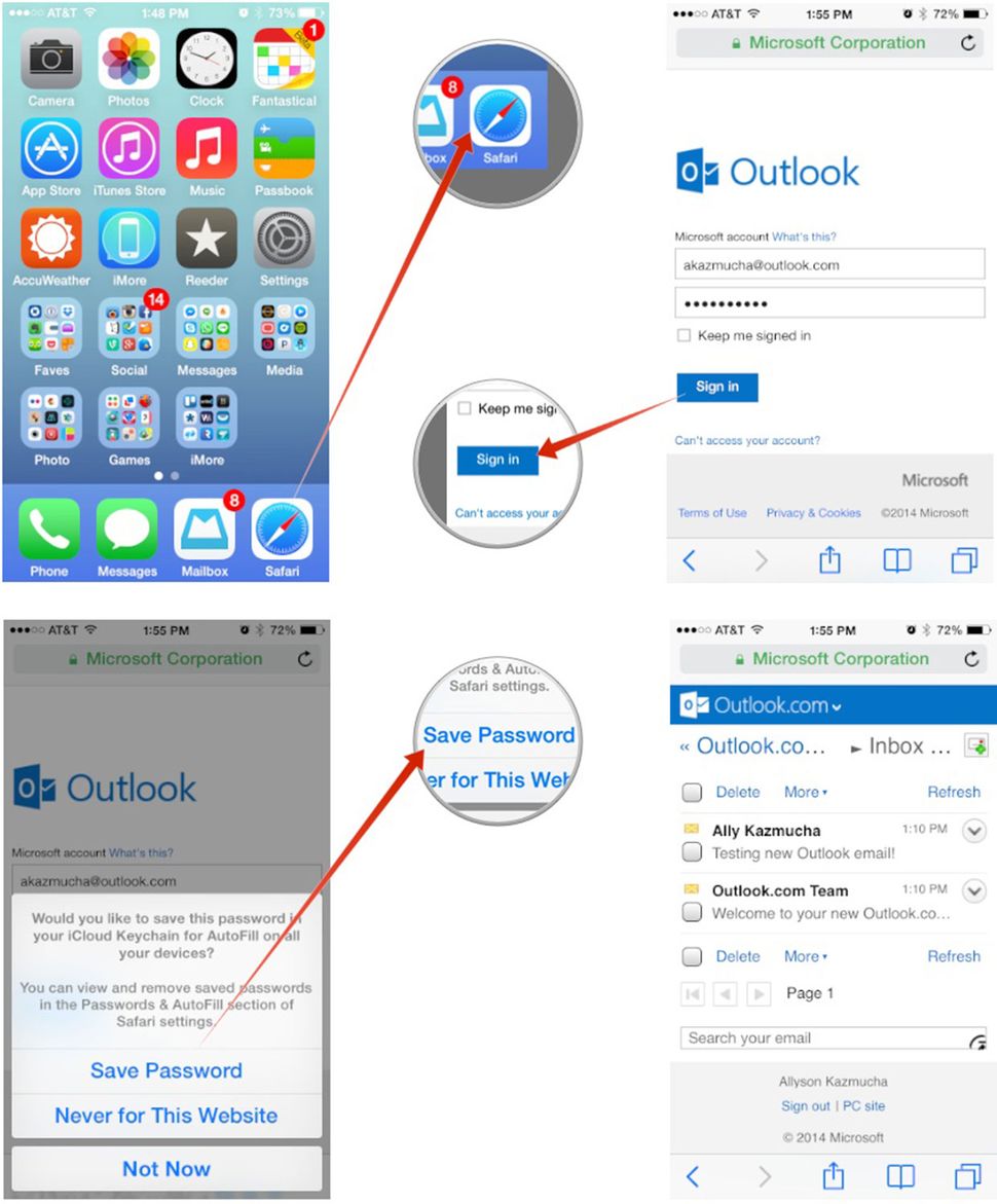 How to set up Microsoft Outlook mail, calendar, contacts on iPhone and ...