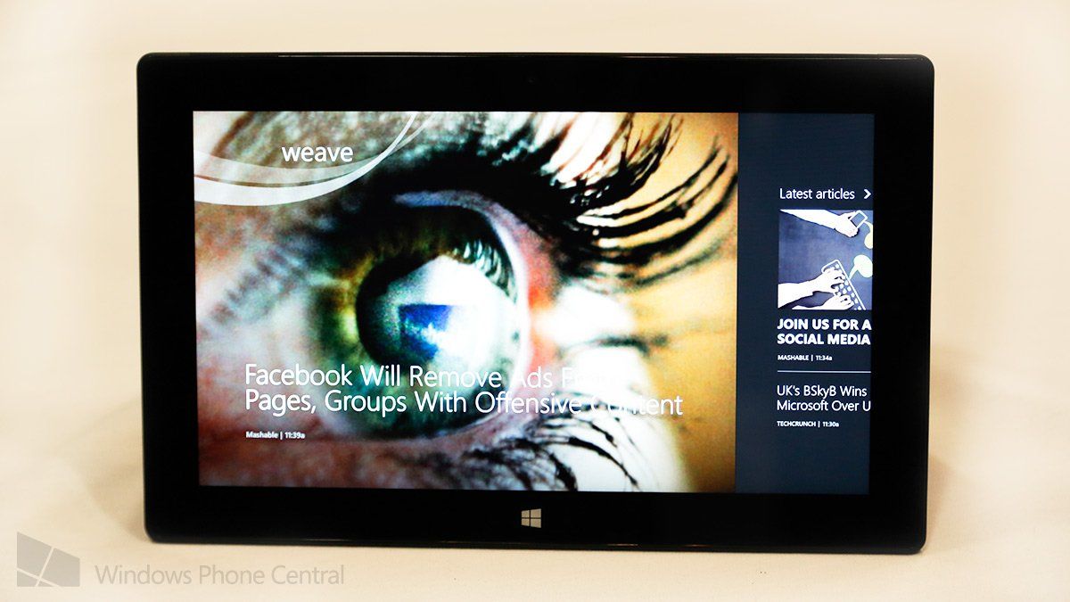 Your news never looked so good: Sneak peek at Weave for Windows 8 ...