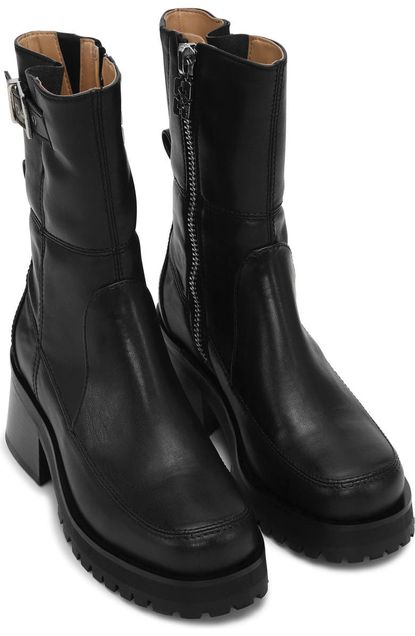 How Ganni Moto Boots Became Street Style's Breakout Fall Shoe Trend ...