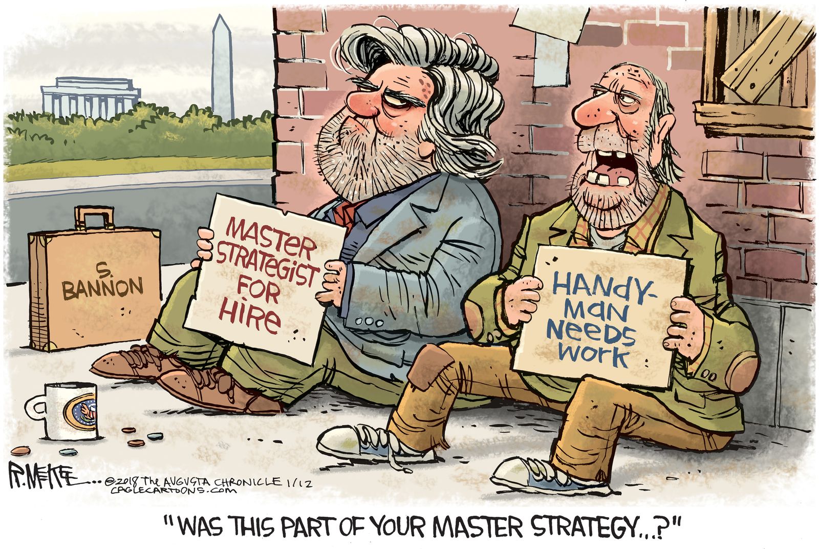 Political cartoon U.S. Bannon fired | The Week