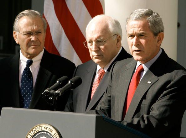 George H.W. Bush calls out 'iron-ass' Dick Cheney, 'arrogant' Donald ...
