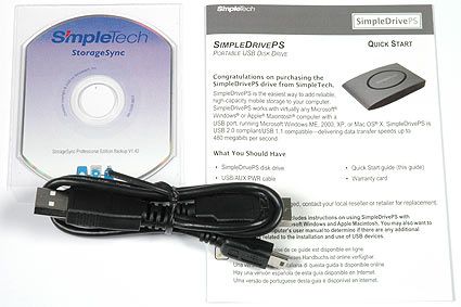 SimpleTech SimpleDrive Portable (250 GB) - Portable Storage ...