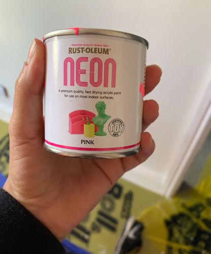 Pink side unit makeover - DIY fan transforms old furniture | Real Homes