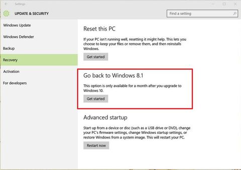 How to uninstall Windows 10 and go back to Windows 7 or 8.1 | Windows ...