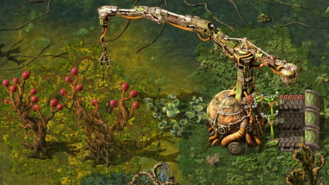 The Factorio Expansion Will Have A Gooey Swamp Planet Complete With