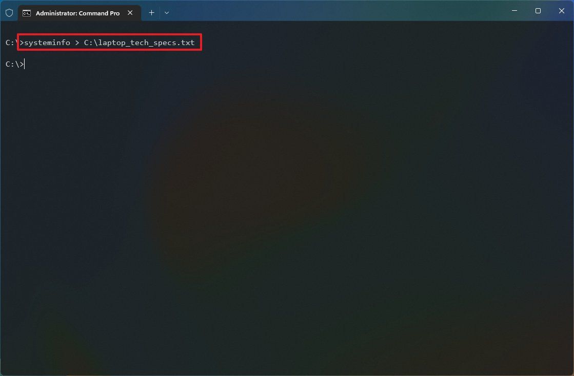 How to save command output to file using Command Prompt or PowerShell ...