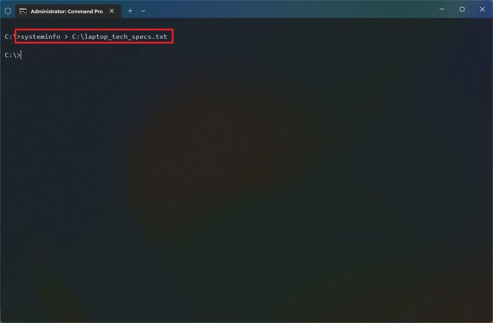 How To Save Command Output To File Using Command Prompt Or Powershell Windows Central