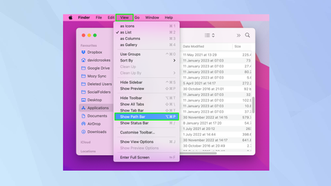 How to show a file path on Mac | Tom's Guide