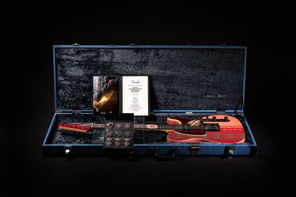 Capcom announces a crazy, Rathalos-themed guitar with $2000 that will ...