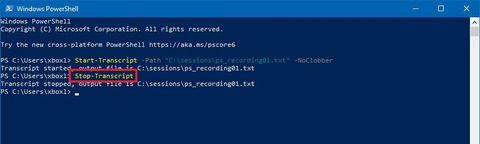 How to record a PowerShell command session on Windows 10 | Windows Central