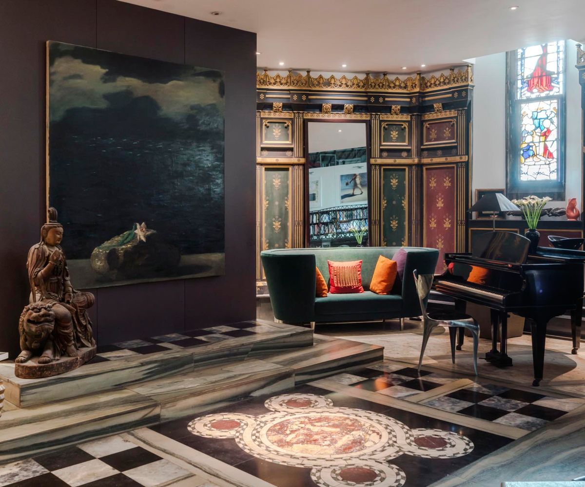 Take a look inside this £2.95m converted chapel with barrel vault ...