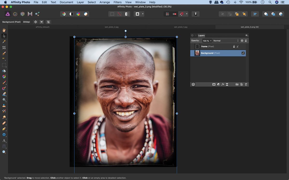 Get the wet plate look in Affinity Photo using image layers and ...