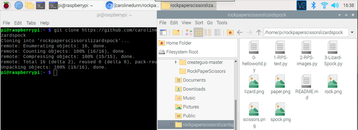 How to Code Rock Paper Scissors Lizard Spock on Raspberry Pi | Tom's ...
