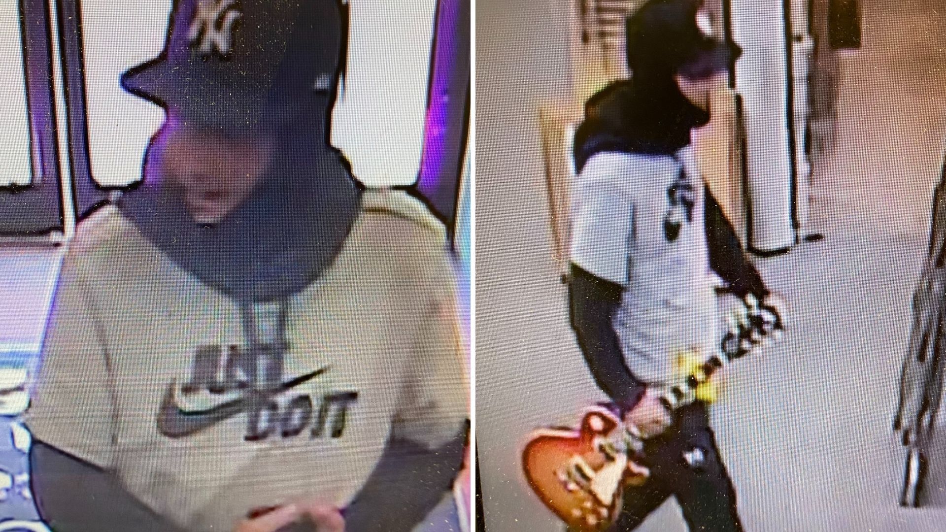 Thief caught on camera stealing $2,200 Gibson Les Paul | Guitar World