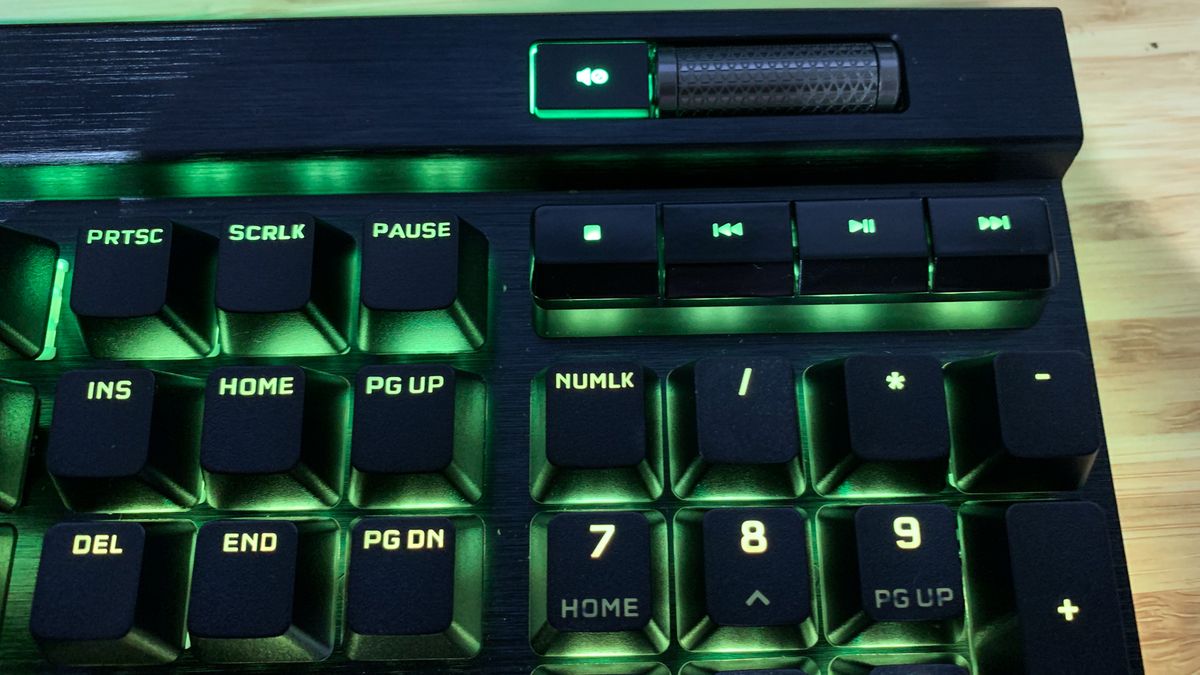 Corsair K100 RGB Mechanical Gaming Keyboard review | Laptop Mag