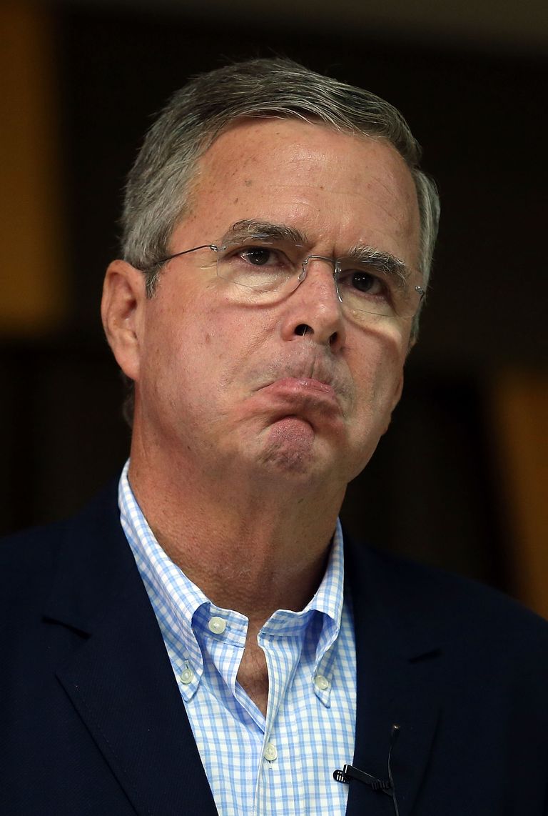 Jeb Bush's freefall, in 1 GIF | The Week