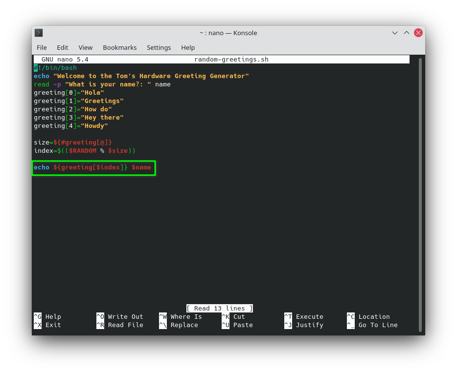 How To Write Bash Scripts in Linux | Tom's Hardware