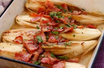 Braised chicory with bacon Recipes | GoodtoKnow