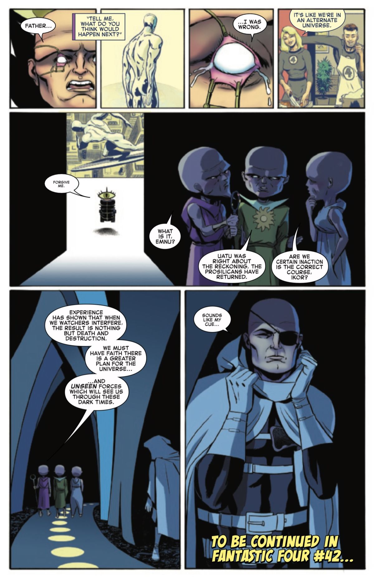How the Watcher prevented the Marvel Universe Earth from being a utopia ...