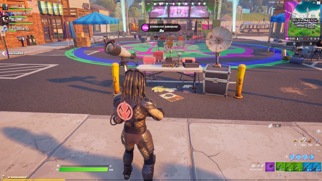 Fortnite boomboxes in Believer Beach locations and where to find them ...