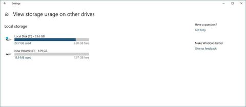 How to view all storage devices with the Settings app on Windows 10 May ...