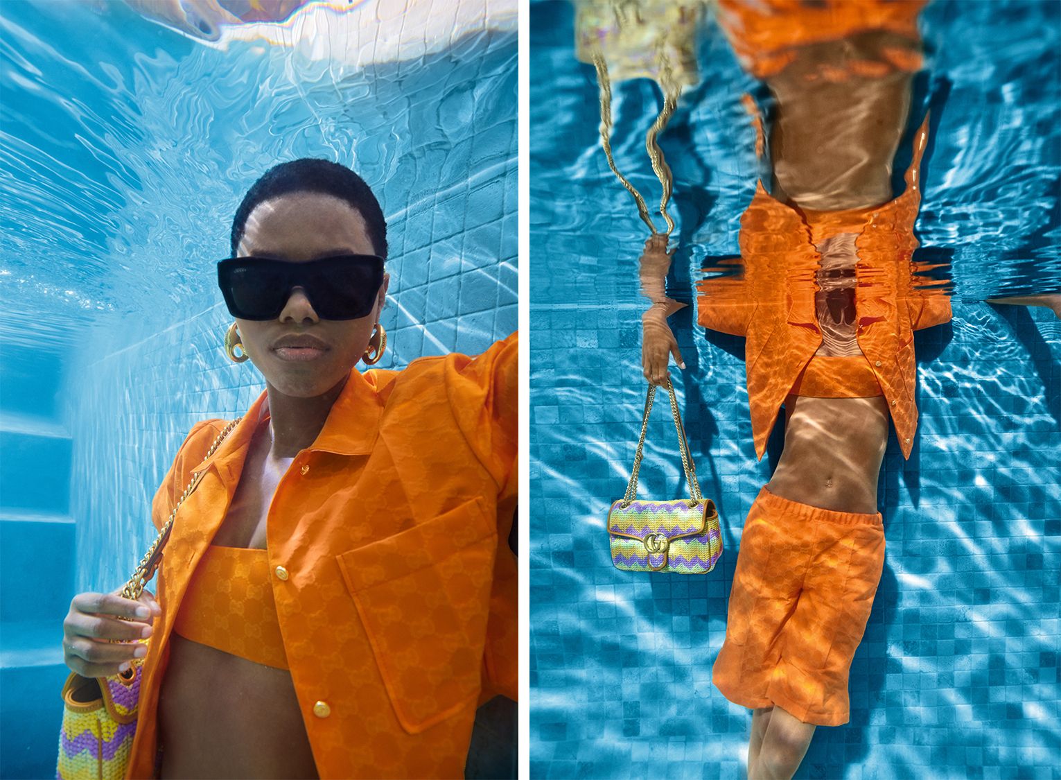 Monogram swimwear is back – here's how to wear the trend | Marie Claire UK