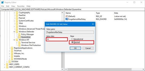 How to configure quarantine files removal on Windows Defender Antivirus ...