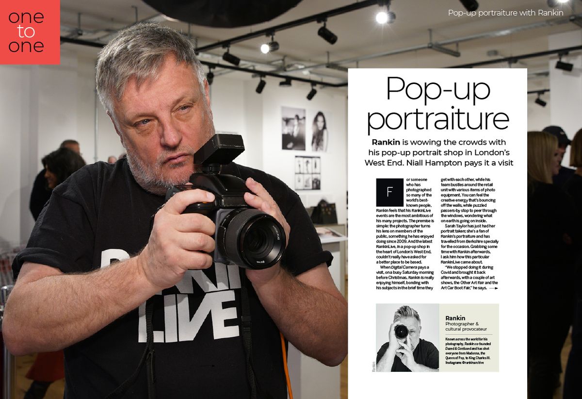 We go behind the scenes of a RankinLive photo portrait shoot | Digital ...