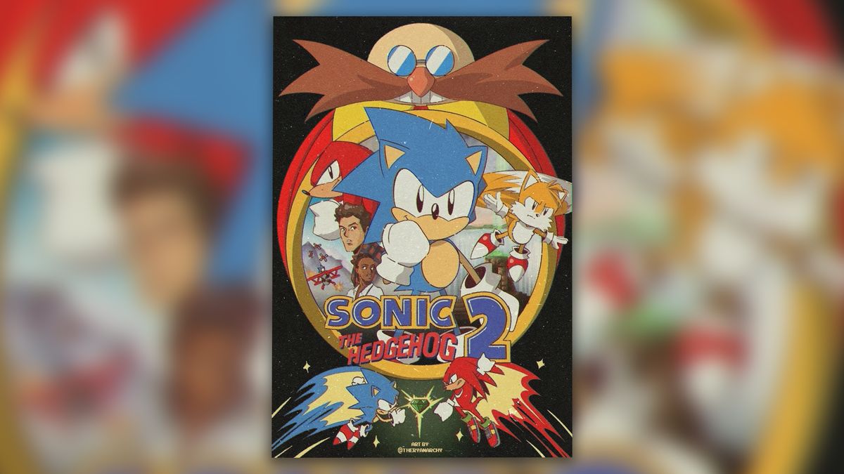 I actually prefer this fan-made Sonic 2 poster to the official design ...