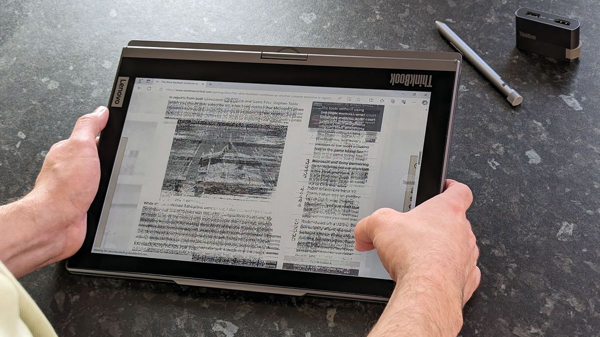 Lenovo ThinkBook Plus (Gen 4) review: A clever twisting hinge reveals a ...