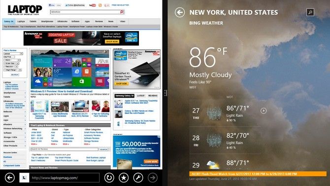 How to Split Screen in Windows 8.1 (Snap View) | Laptop Mag