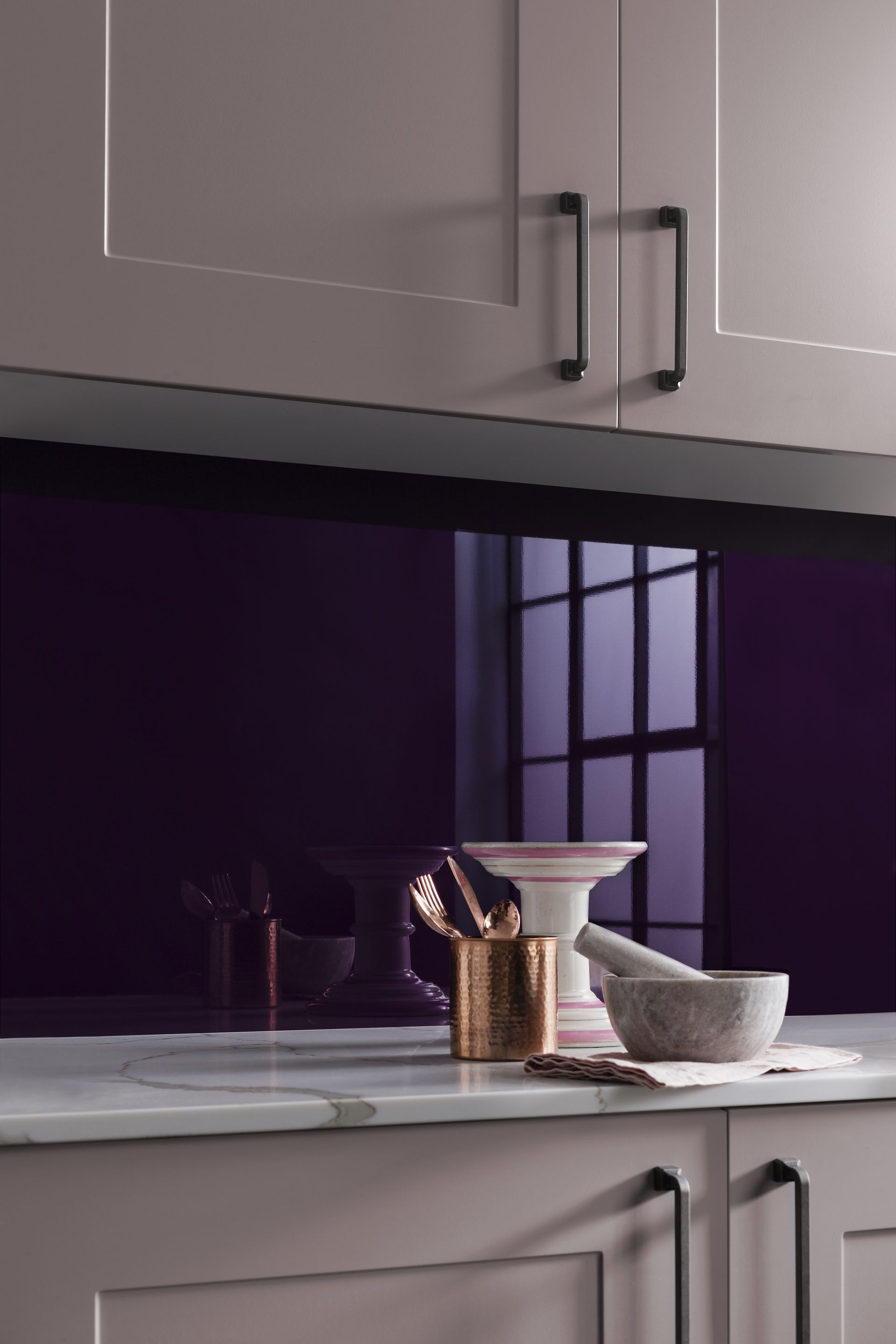 10 purple kitchen ideas that will add flair to your space | Real Homes