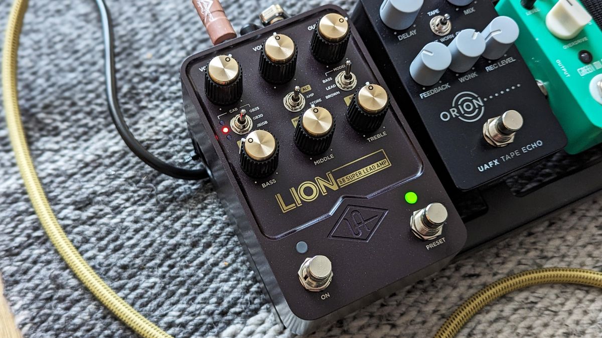 Universal Audio UAFX Lion '68 Super Lead Amp pedal review | MusicRadar