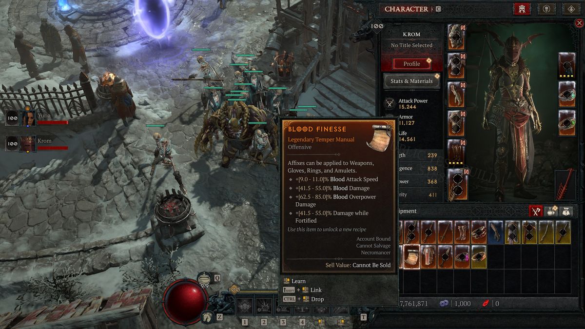 Diablo 4 Tempering: How to add affixes to gear | PC Gamer