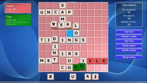 WordsUp, a quick look at a new Scrabble styled game for Windows Phone ...