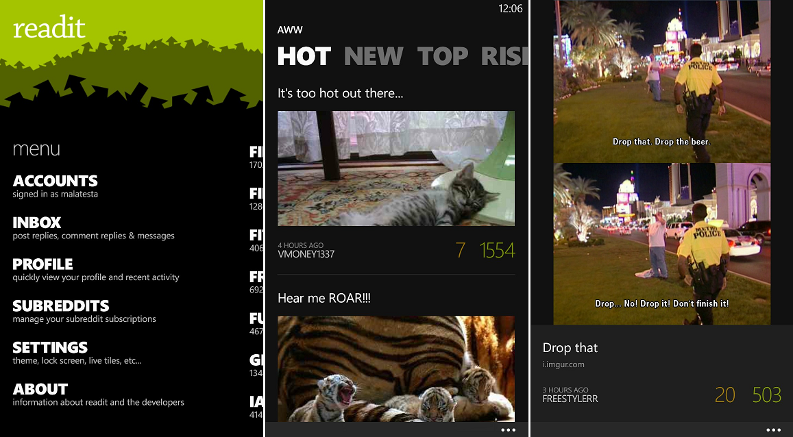 Check out what's new in the massive Readit 1.3 update available for Windows Phone | Windows Central