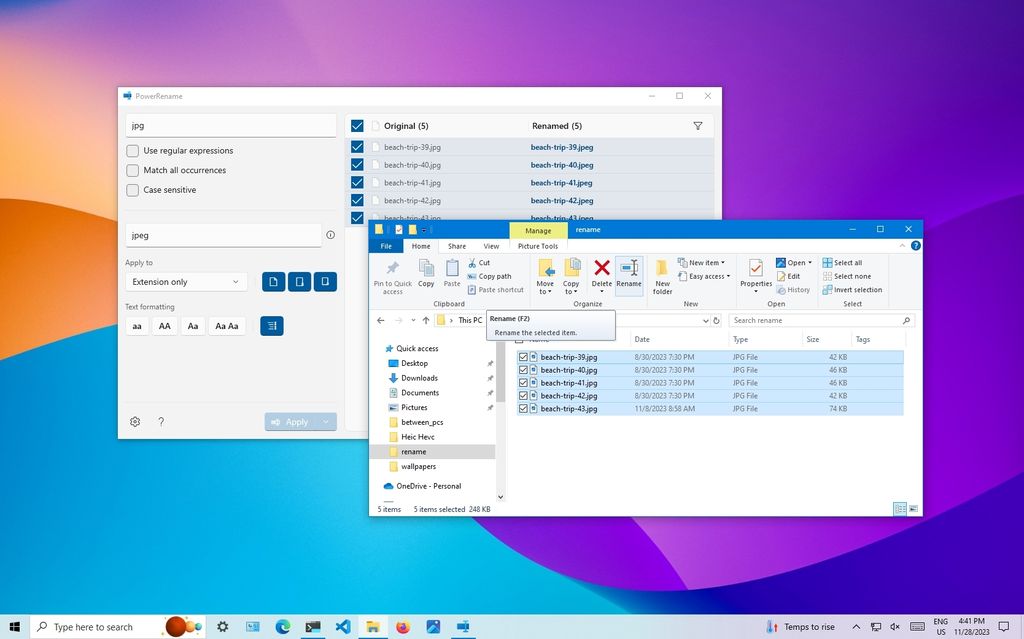 How To Batch Rename Multiple Files On Windows 10 Windows Central 9519