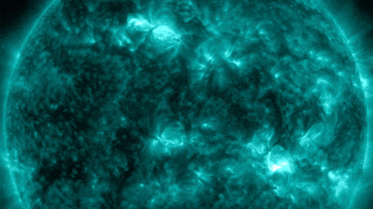 Near-simultaneous solar flares explode from opposite sides of the sun ...