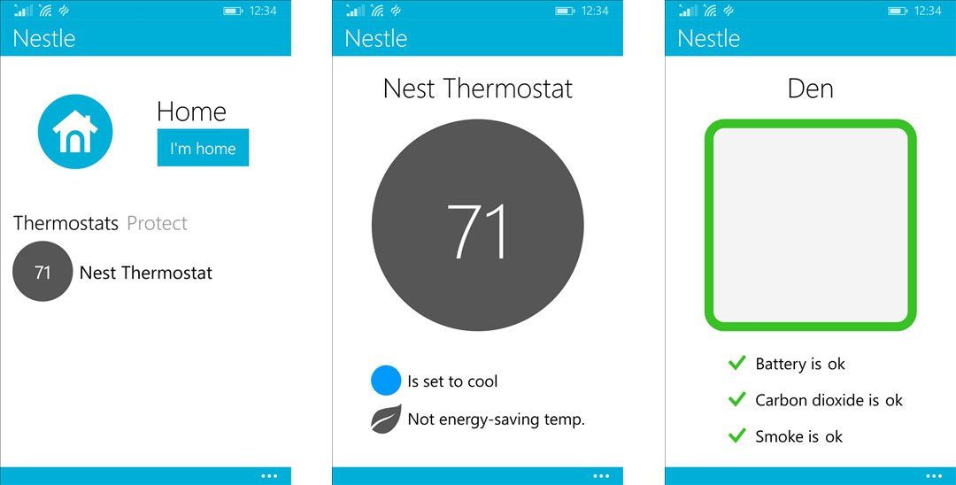 Nestle for Windows Phone allows you to use Cortana to control your Nest ...