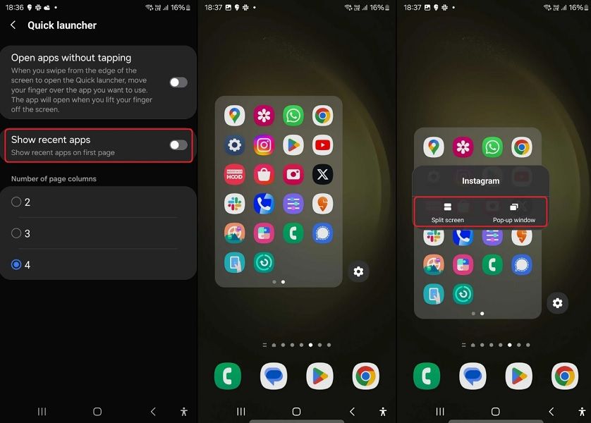 One Hand Operation Plus gains an update preparing us for One UI 6 ...