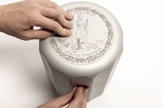 A closer look at the futuristic time capsule that will be buried ...