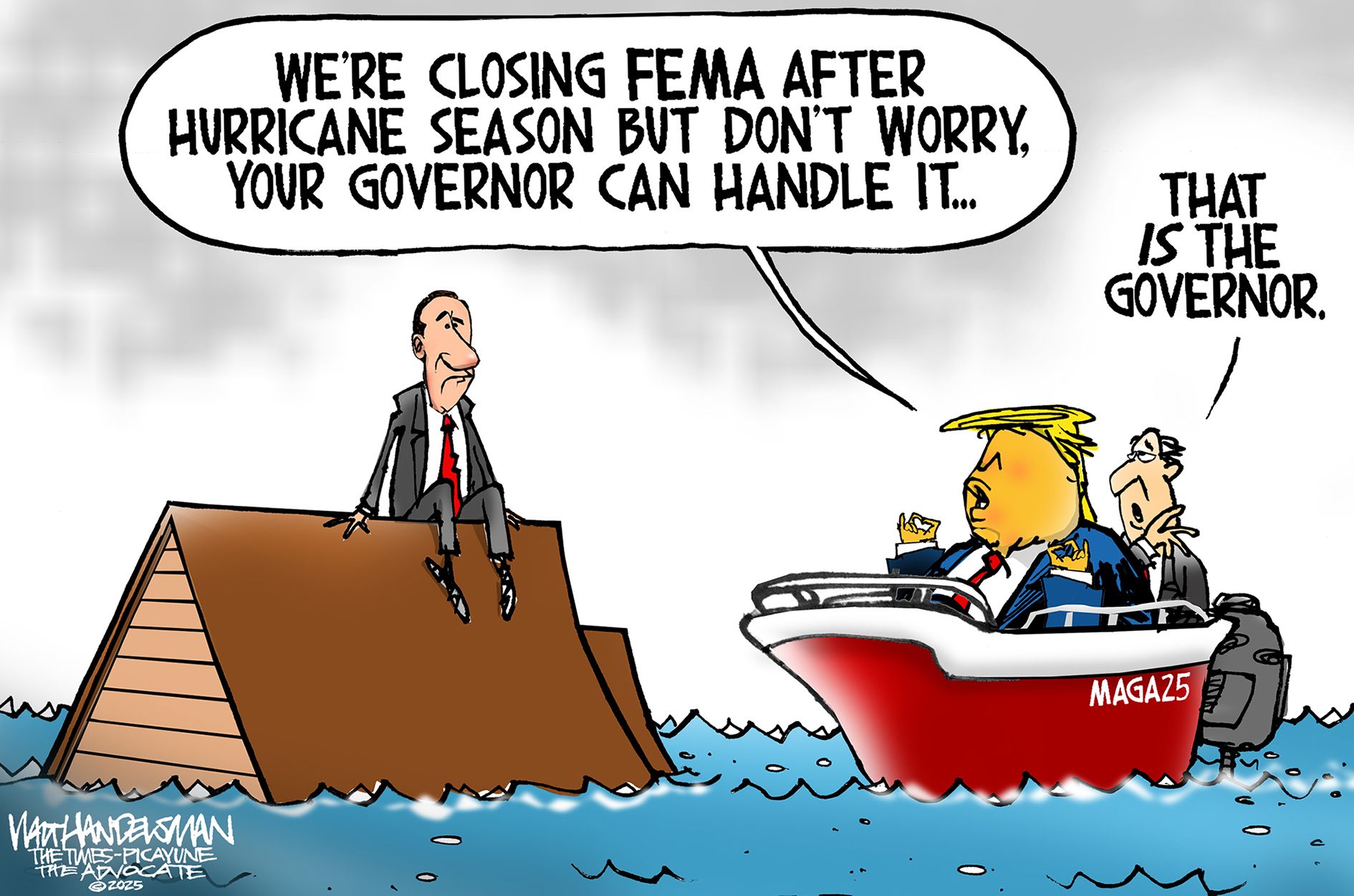 Phasing out FEMA is a disaster | June 15 editorial cartoons | The Week