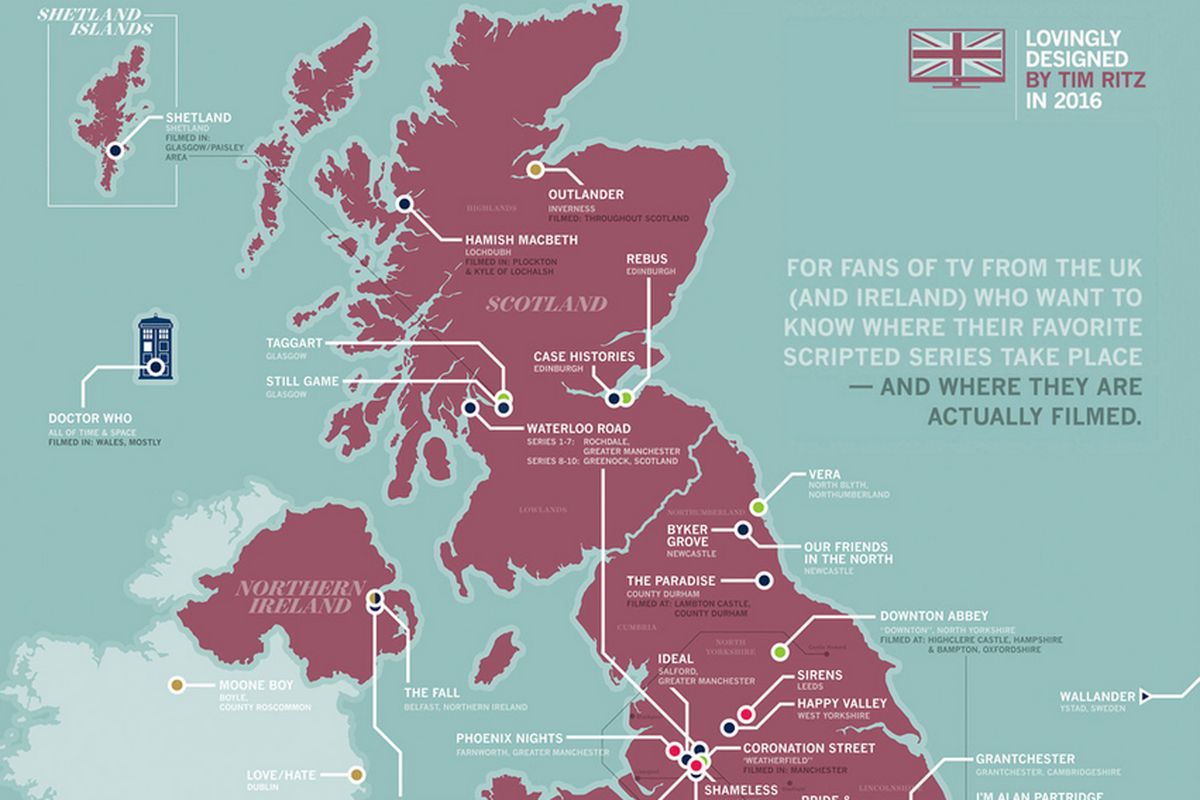 The Great British Television Map. A visual guide to where your ...