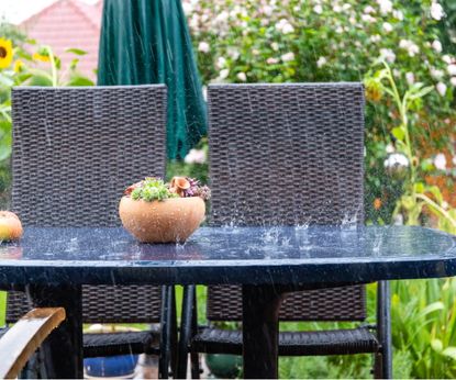 Can you leave outdoor furniture in the rain? | Homes and Gardens