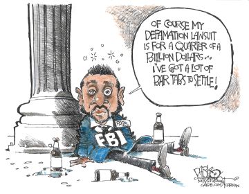 5 intoxicatingly funny cartoons about Kash Patel | The Week